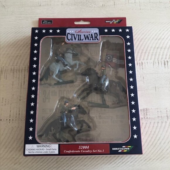 W. Britain | Toys | W Britain American Civil War Confederate Cavalry ...